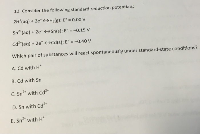 Solved Consider the following standard reduction | Chegg.com