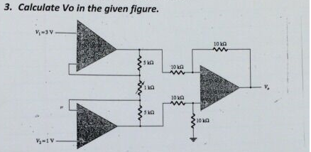 Solved Calculate Vo in the given figure. | Chegg.com