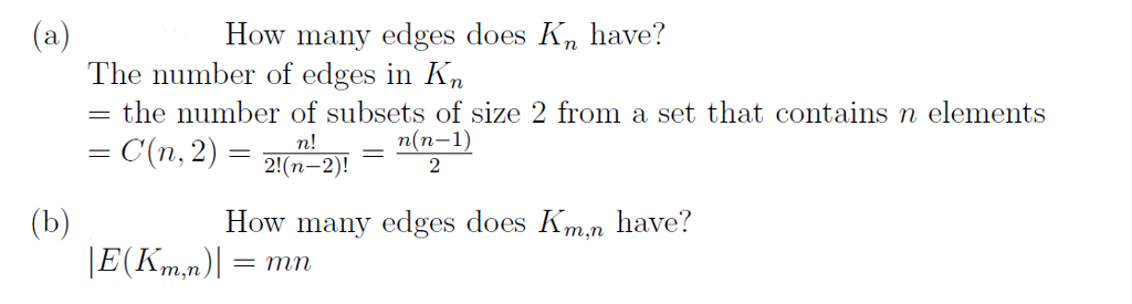 Solved 1. A simple graph in which each pair of distinct | Chegg.com