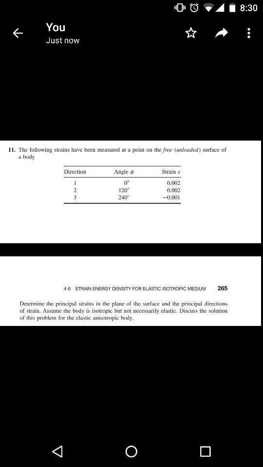 Solved You Just now ぐ 11. The following strains have been | Chegg.com