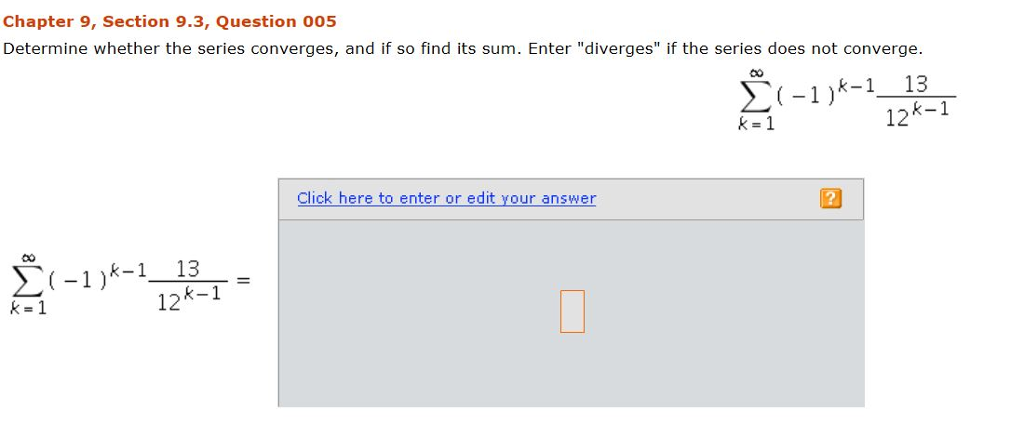 Solved Determine whether the series converges, and if so | Chegg.com
