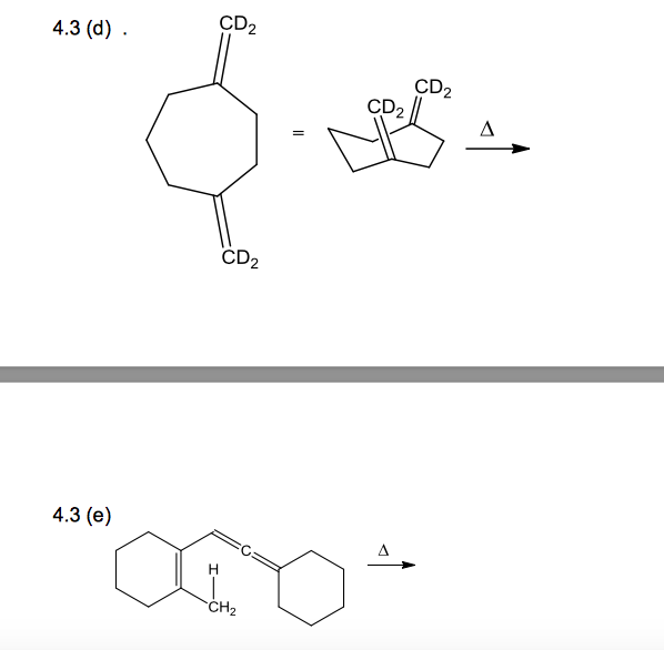 Solved Draw Structures for the expected product. I know both | Chegg.com