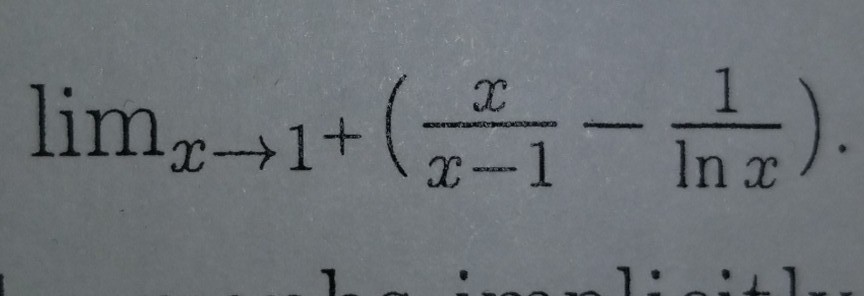 Solved lim ??1 Inx | Chegg.com