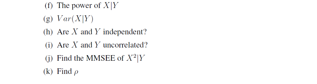 Solved 1. Problem: The joint pdf for r.v.s X, Y is given as | Chegg.com