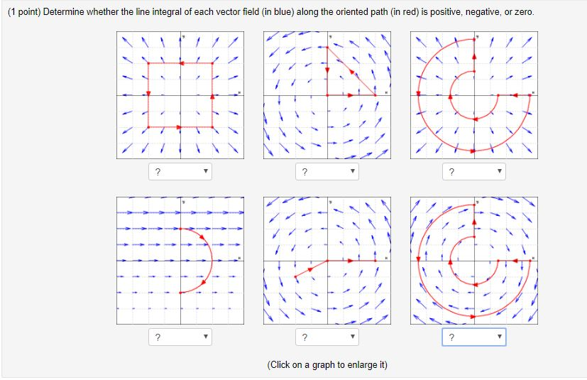 Solved (1 point) Determine whether the line integral of each | Chegg.com Solved (1 point) Determine whether the line integral of each | Chegg.com