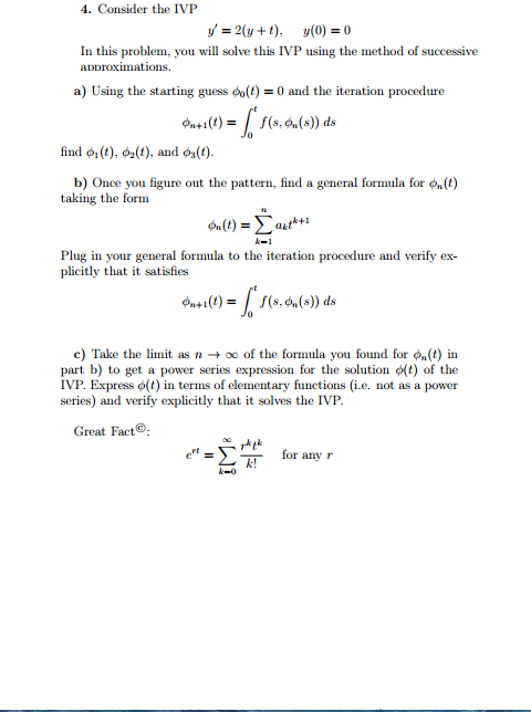 Solved Consider the IVP | Chegg.com