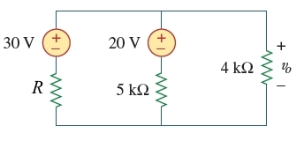 Solved In the circuit given below, R = 3 kΩ. Using mesh | Chegg.com