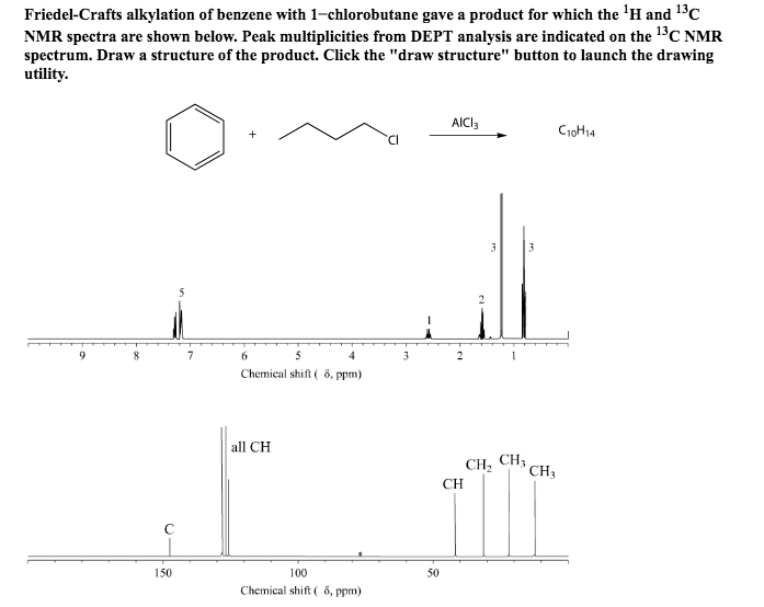 Solved Friedel-Crafts alkylation of benzene with | Chegg.com