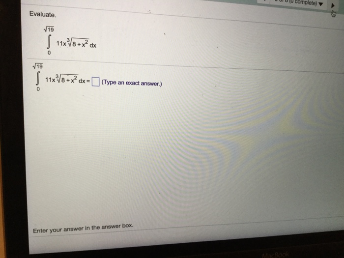Solved Evaluate. integral_0^Squareroot 19 11 x Squareroot | Chegg.com