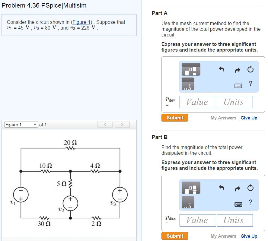 Solved Problem 4.36 PSpice|Multisim Part A Consider the | Chegg.com Solved Problem 4.36 PSpice|Multisim Part A Consider the | Chegg.com