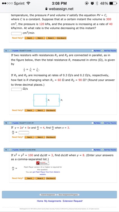 Solved Each side of a square is increasing at a rate of 5 | Chegg.com