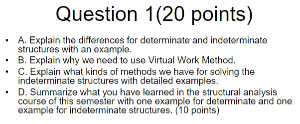 Solved Question 1(20 points) structures with an example. B. | Chegg.com