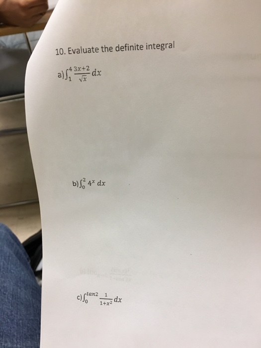 Solved Evaluate the definite integral integral_1^4 3x + | Chegg.com
