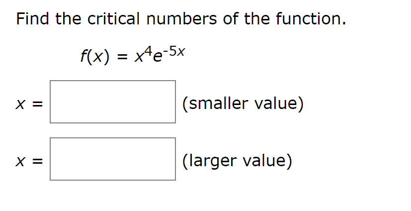 Solved Find The Critical Numbers Of The Function F X