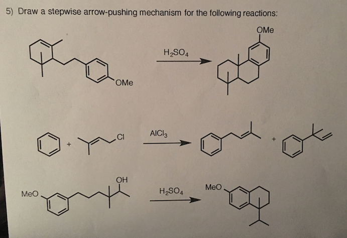 Solved Draw a stepwise arrow-pushing mechanism for the | Chegg.com