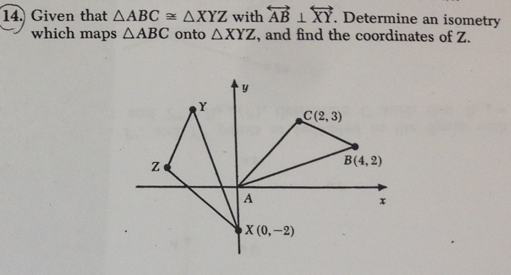 Solved 14 Given that Triangle ABC similar to triangle XYZ | Chegg.com