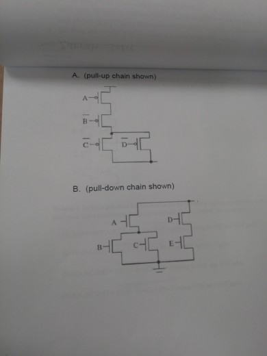 Solved A. (pull-up chain shown) B. (pull-down chain shown) 어 | Chegg.com