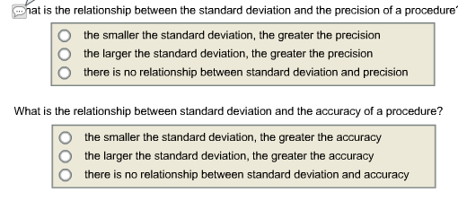 What is the relationship between the standard | Chegg.com