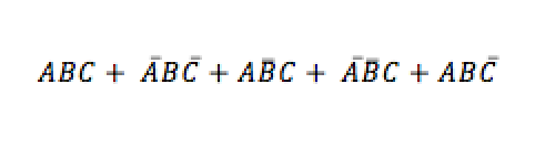 Solved Reduce the following equation using Boolean Algebra. | Chegg.com