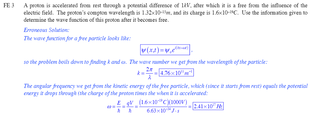 Solved A Proton Is Accelerated From Rest Through A Potent