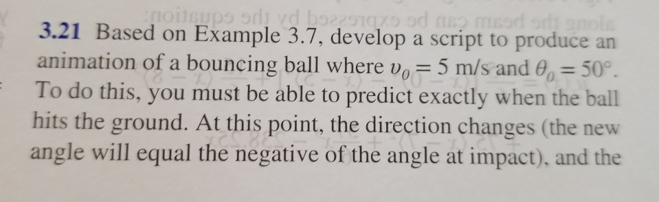 3.21 Based on Example 3.7, develop a script to | Chegg.com
