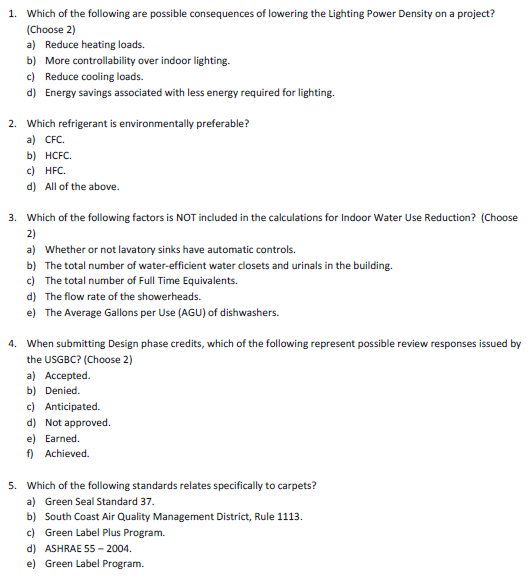 Solved Which of the following are possible consequences of | Chegg.com