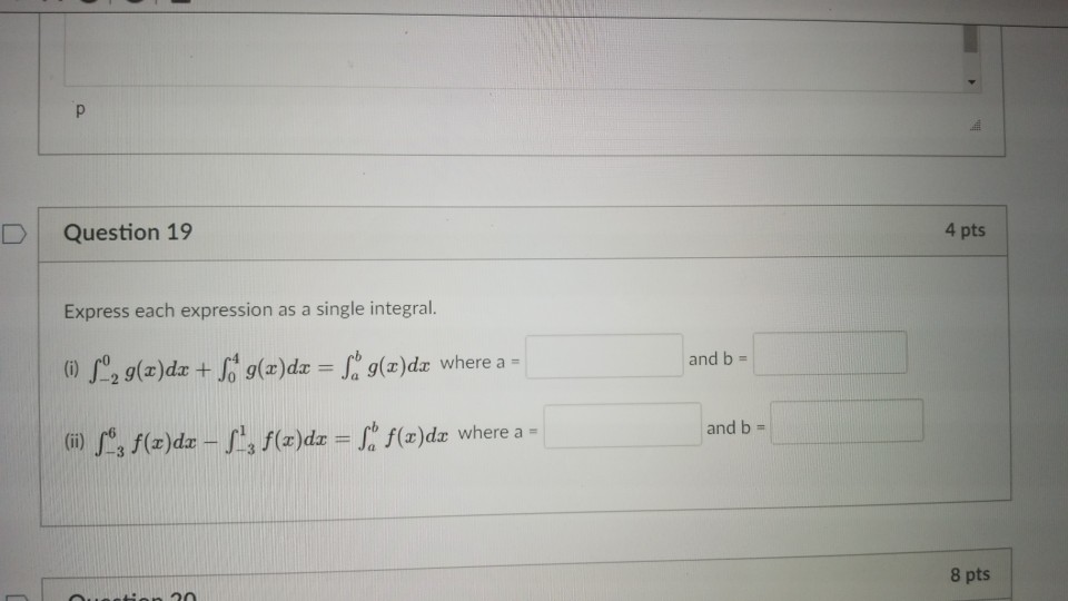 Solved D Question 19 4 pts Express each expression as a | Chegg.com