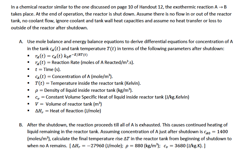 question is about Process Instrumentation | Chegg.com