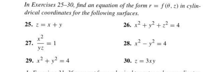 Solved In Exercises 25-30, find an equation of the form r = | Chegg.com