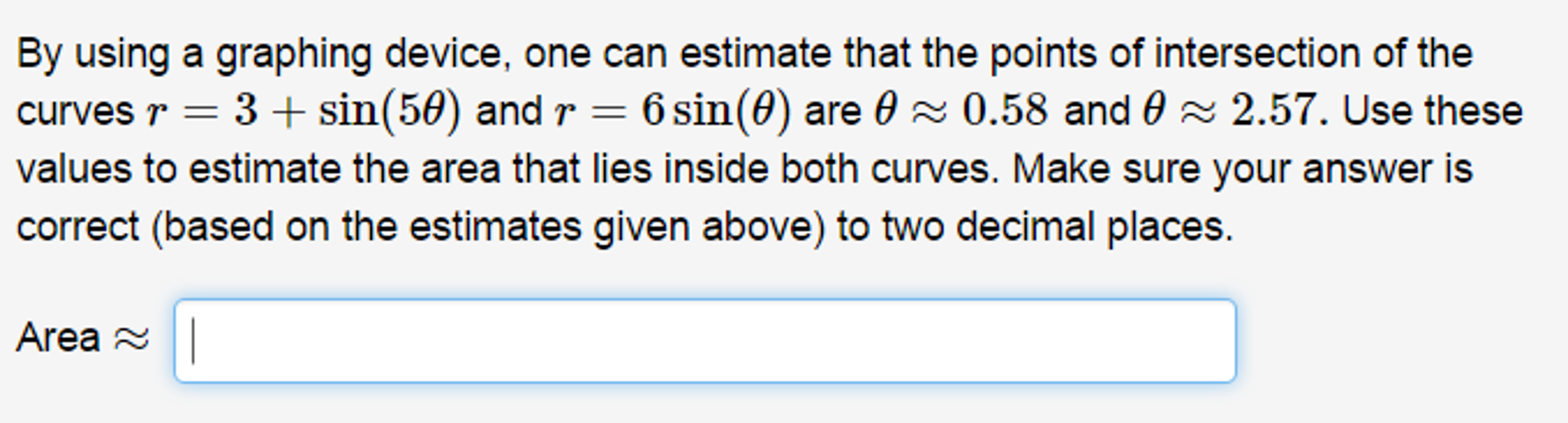 Solved By using a graphing device, one can estimate that the | Chegg.com