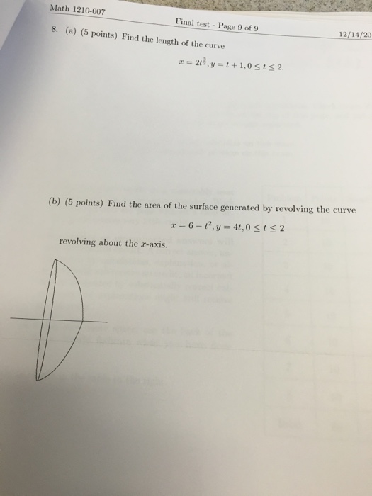 Solved Find the length of the curve x = 2t^3/2, y = t + 1, 0 | Chegg.com