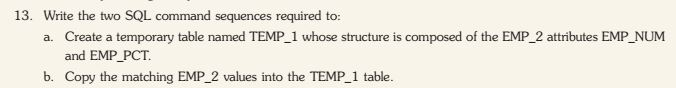 Solved Write SQL (Structured Querly Language) for Q #8, 9, | Chegg.com