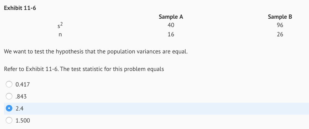 Solved A sample of 60 items from population 1 has a sample | Chegg.com