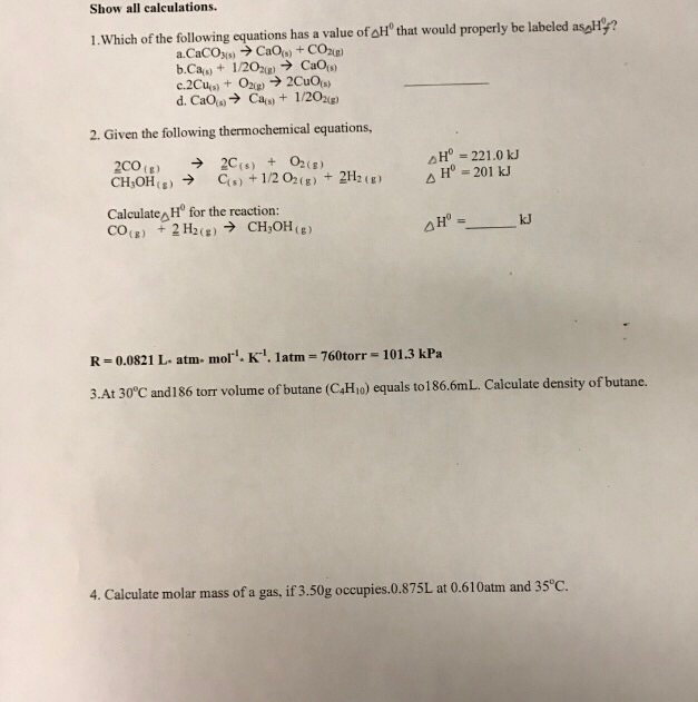 Solved Which of the following equations has a value of delta | Chegg.com