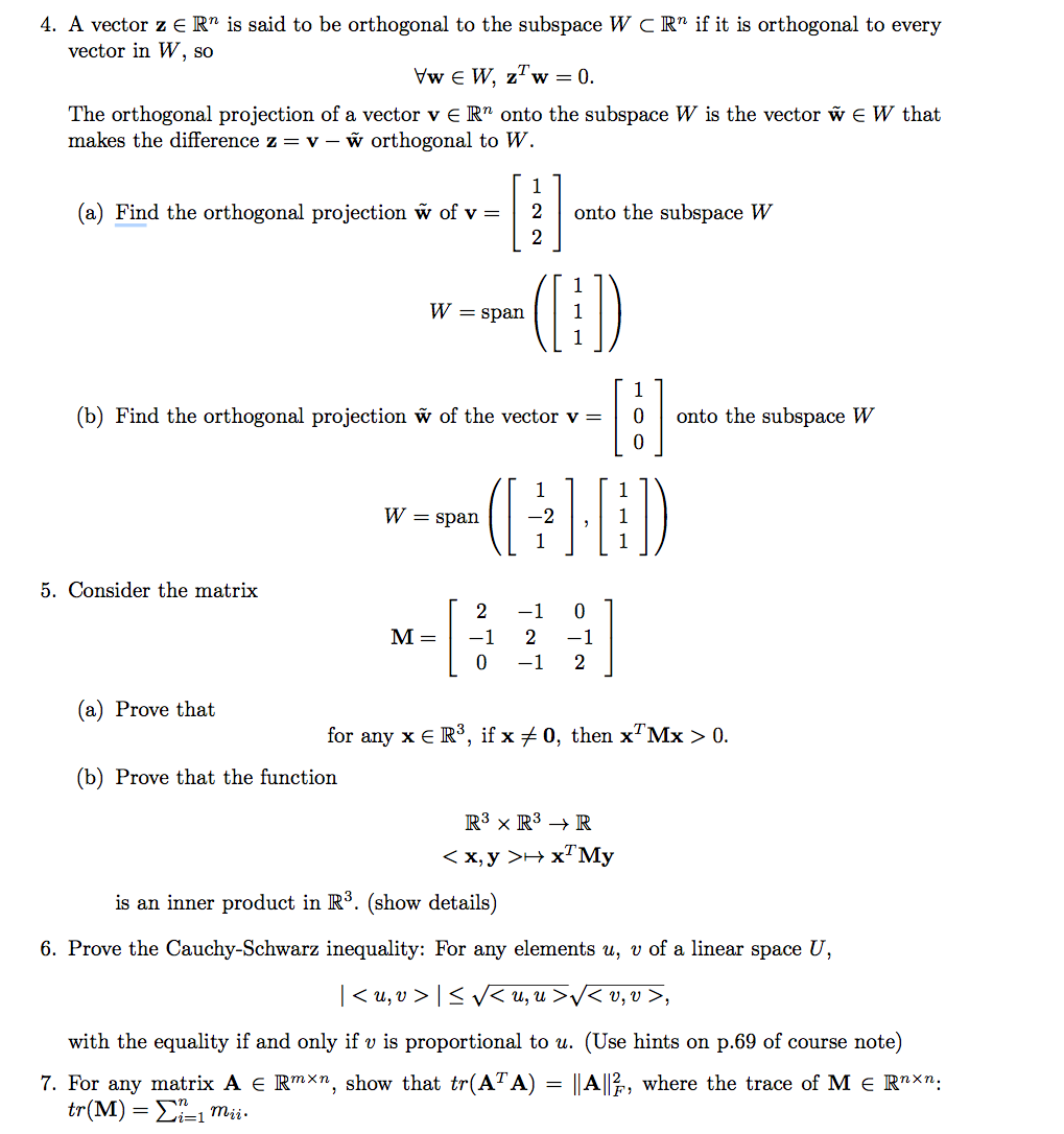 Compute a QR factorization for the following matrix: | Chegg.com