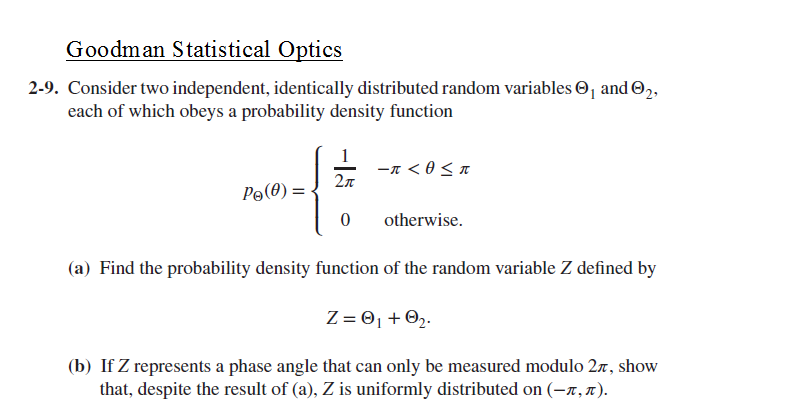 Solved Consider two independent, identically distributed | Chegg.com