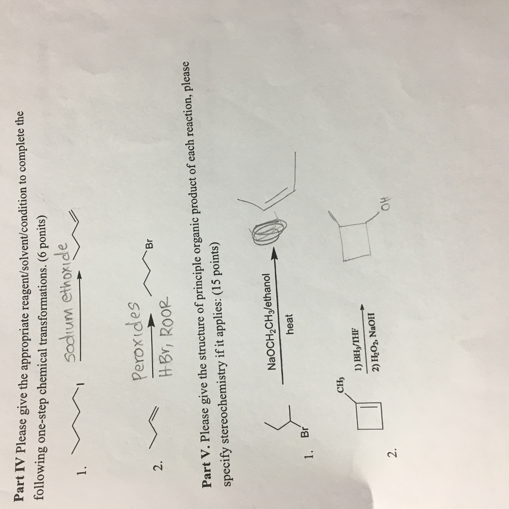 Solved Give the appropriate reagent/solvent/condition to | Chegg.com