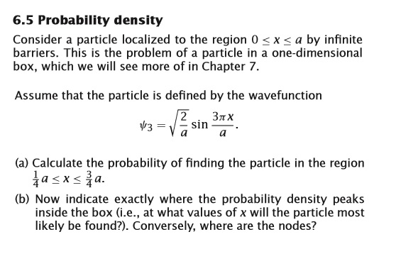 Solved 6.5 Probability density Consider a particle localized | Chegg.com