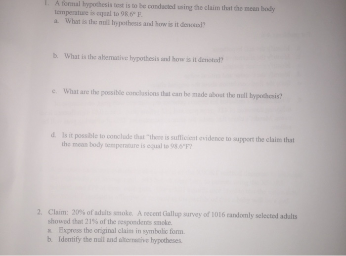 Solved A formal hypothesis test is to be conducted using the | Chegg.com