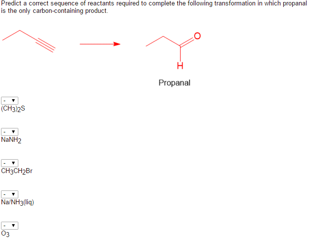 Solved Predict a correct sequence of reactants required to | Chegg.com