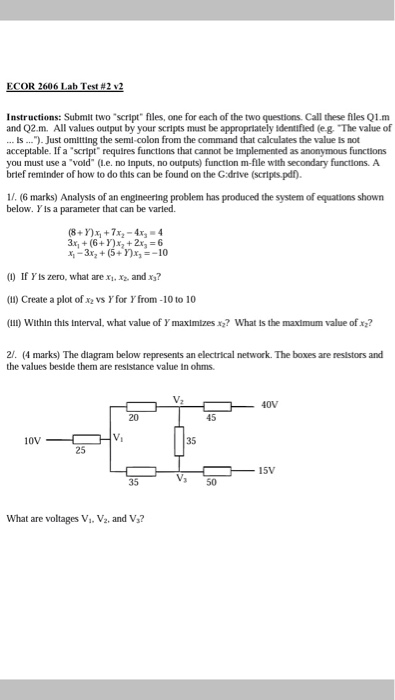 Solved: &Numerical Methods Matlab Programming | Chegg.com