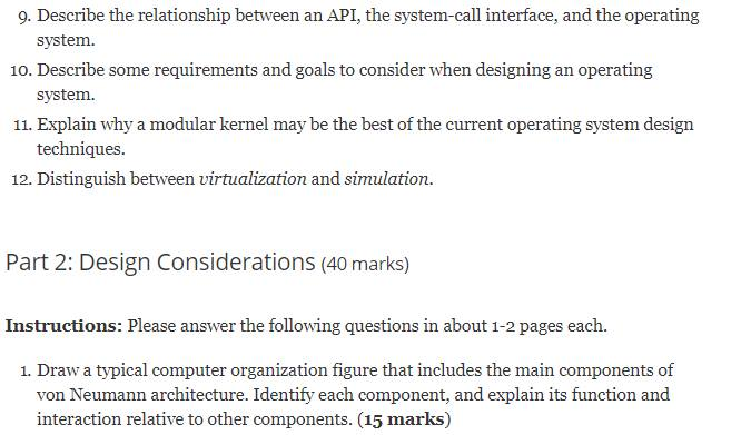 Solved Describe the relationship between an API, the | Chegg.com