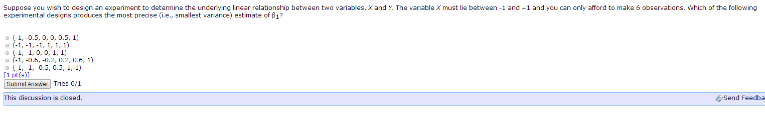Solved Suppose you wish to design an experiment to determine | Chegg.com