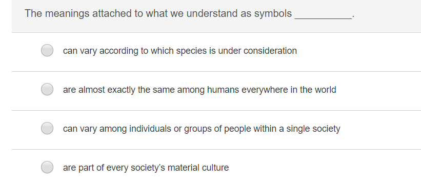 Solved The meanings attached to what we understand as | Chegg.com