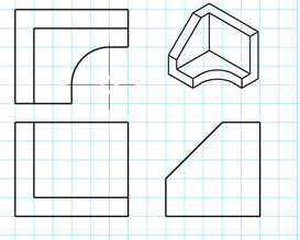 Solved The following Multiview drawings contain | Chegg.com