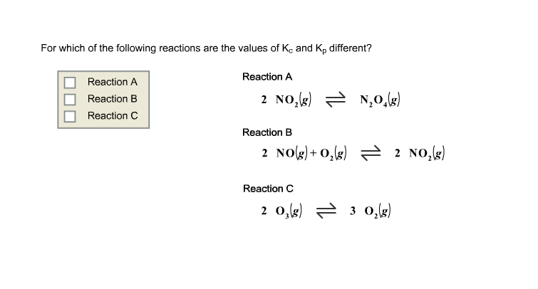 Solved For which of the following reactions are the values | Chegg.com