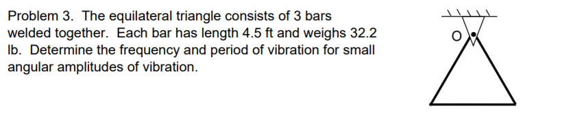 Solved Problem 3. The equilateral triangle consists of 3 | Chegg.com