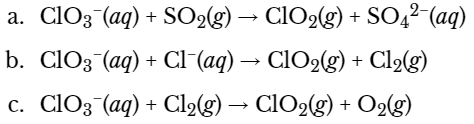 Solved The water-soluble gas ClO2 is known as an oxidative | Chegg.com