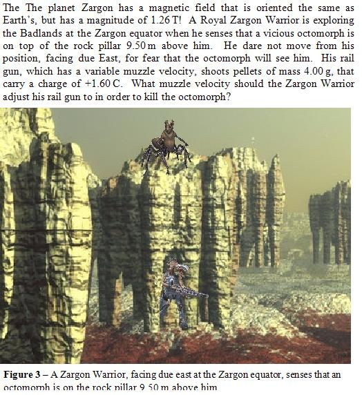 Solved The The planet Zargon has a magnetic field that is | Chegg.com