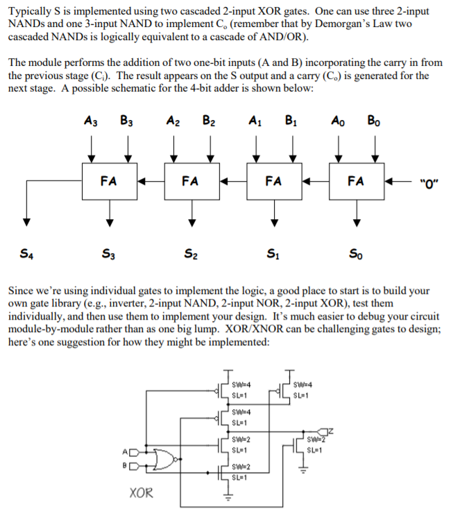 Your lab assignment this week is to design and test a | Chegg.com